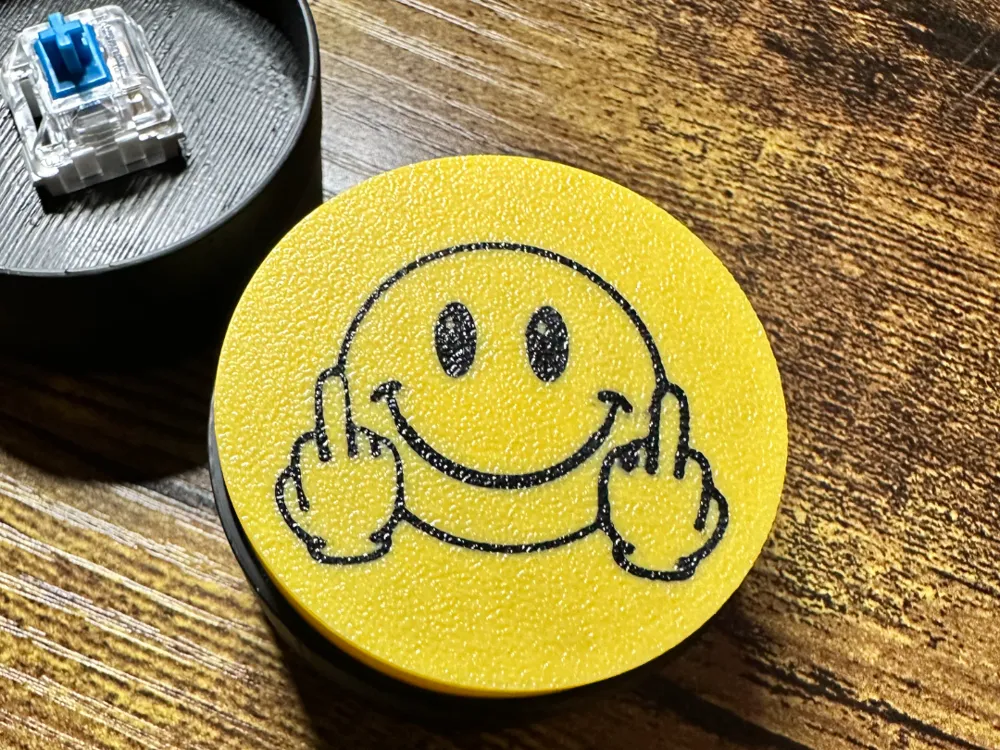 NSFW Emoji Keyboard Clicker Fidget - Free 3D Print Model - MakerWorld
