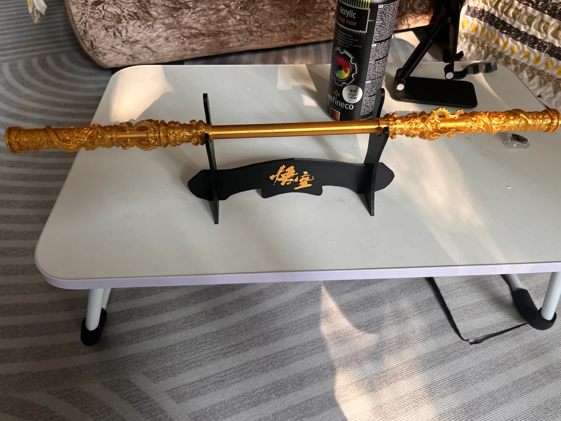 Black Myth Wukong Golden Staff Display Stand by DLL MakerWorld ...