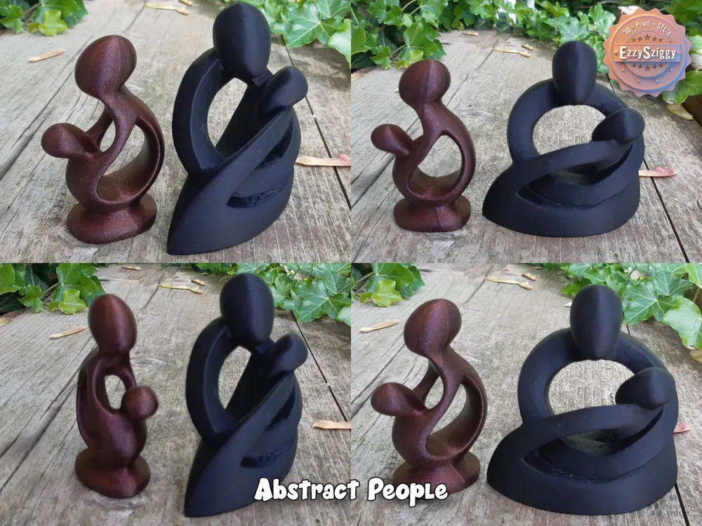 Abstract People Sculptures by EzzySziggy MakerWorld: Download Free 3D ...