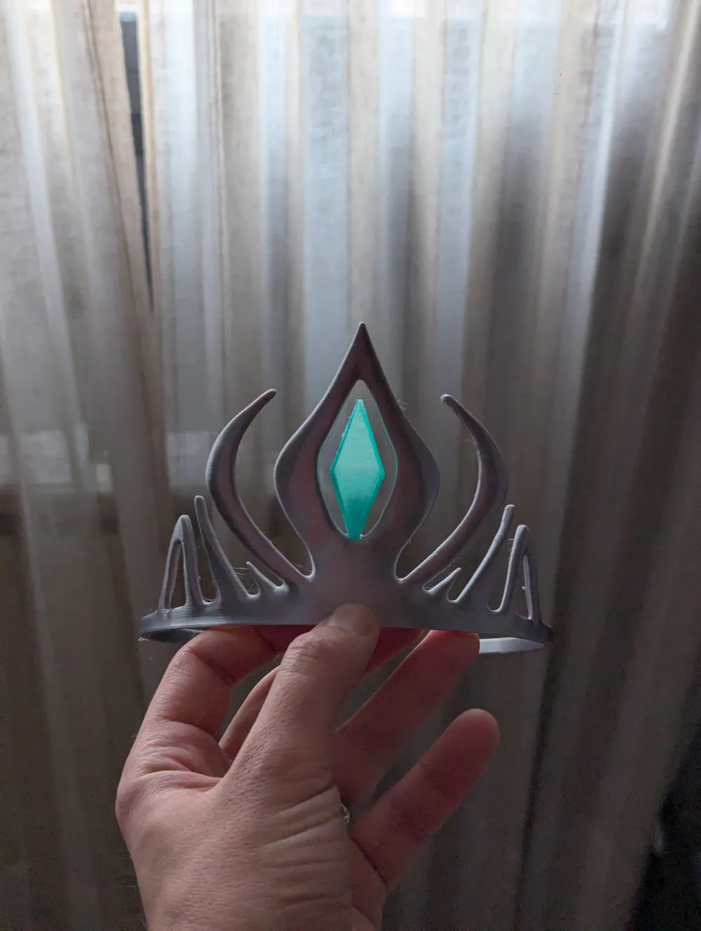 Elsa Princess Crown for kids - Free 3D Print Model - MakerWorld