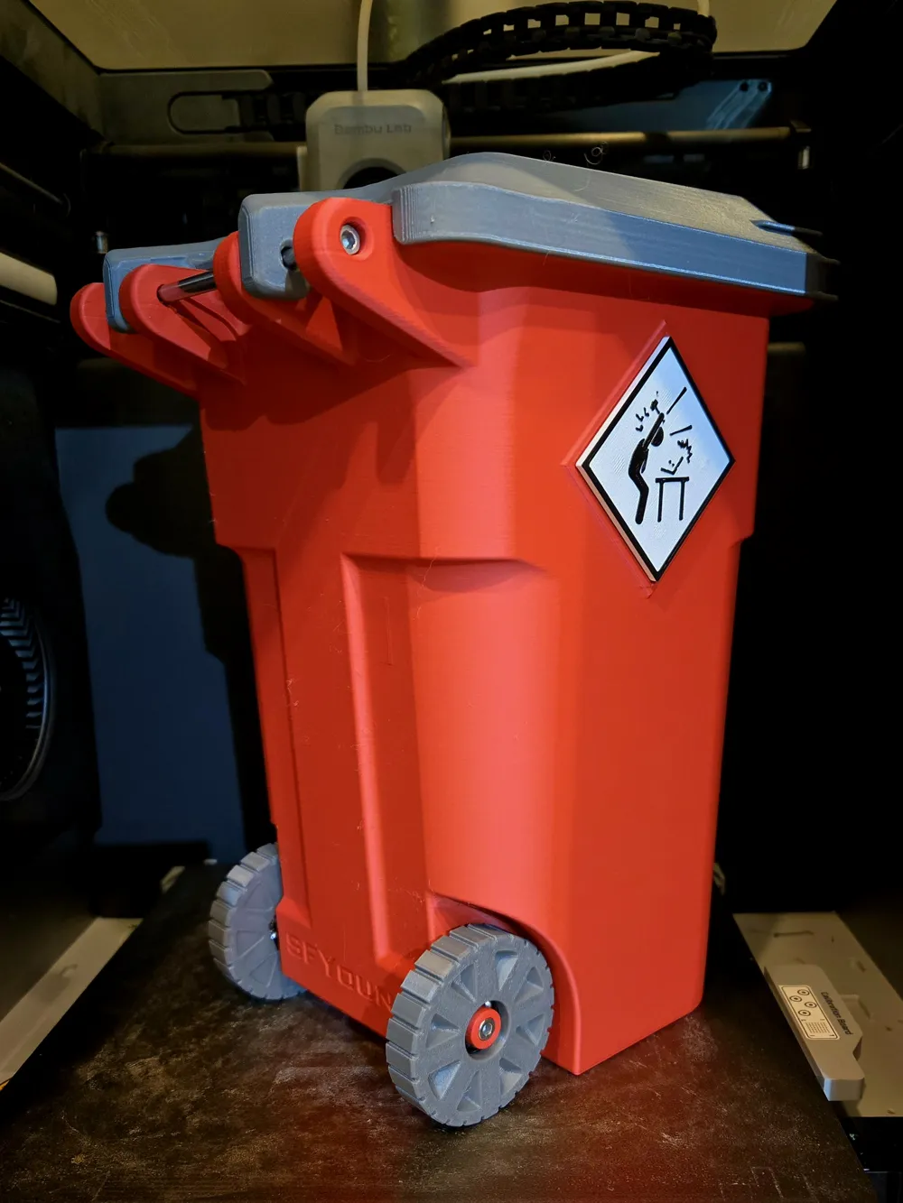 XL LUXE Rubbish Bin - Modular HUGE Fancy Trash Can by SFYoung ...