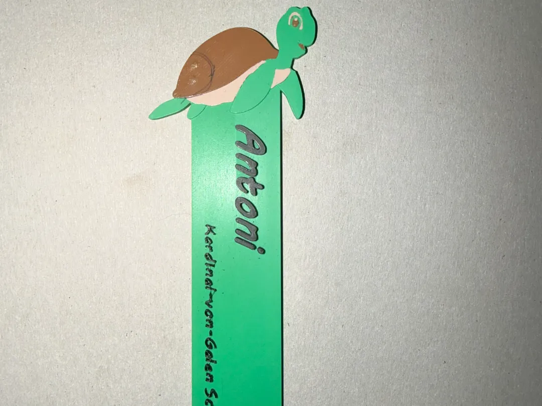Bookmark Turtle - Free 3D Print Model - MakerWorld