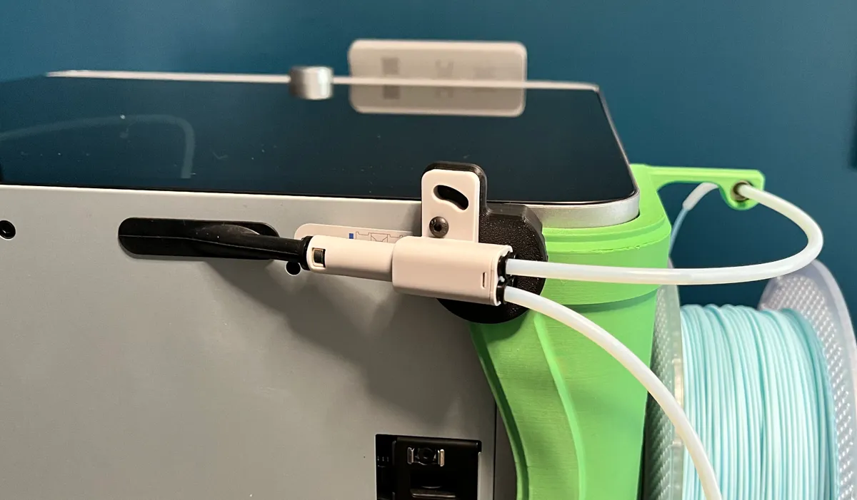 Bambu 4-1 PTFE Bracket for Side Spool Holder - Free 3D Print Model ...