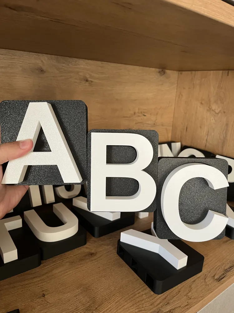 Modular 3D Letters "FAMILY" – LED-compatible by LetHimPrint MakerWorld ...