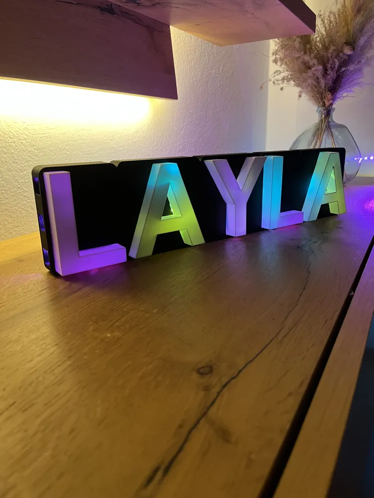 Modular 3D Letters "FAMILY" – LED-compatible by LetHimPrint MakerWorld ...