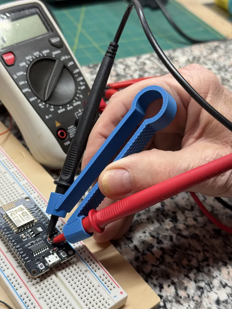 Multimeter probe Tweezer | Multimeter probes - Free 3D Print Model ...