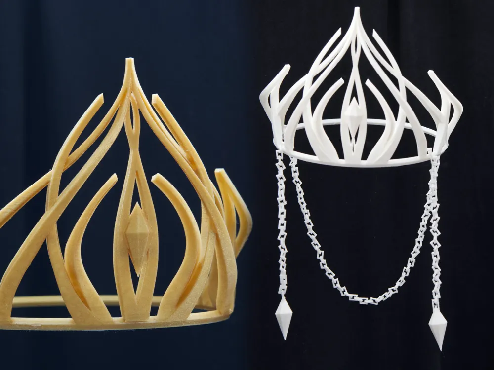 Chained Elven Tiara (print-in-place) - Free 3D Print Model - MakerWorld
