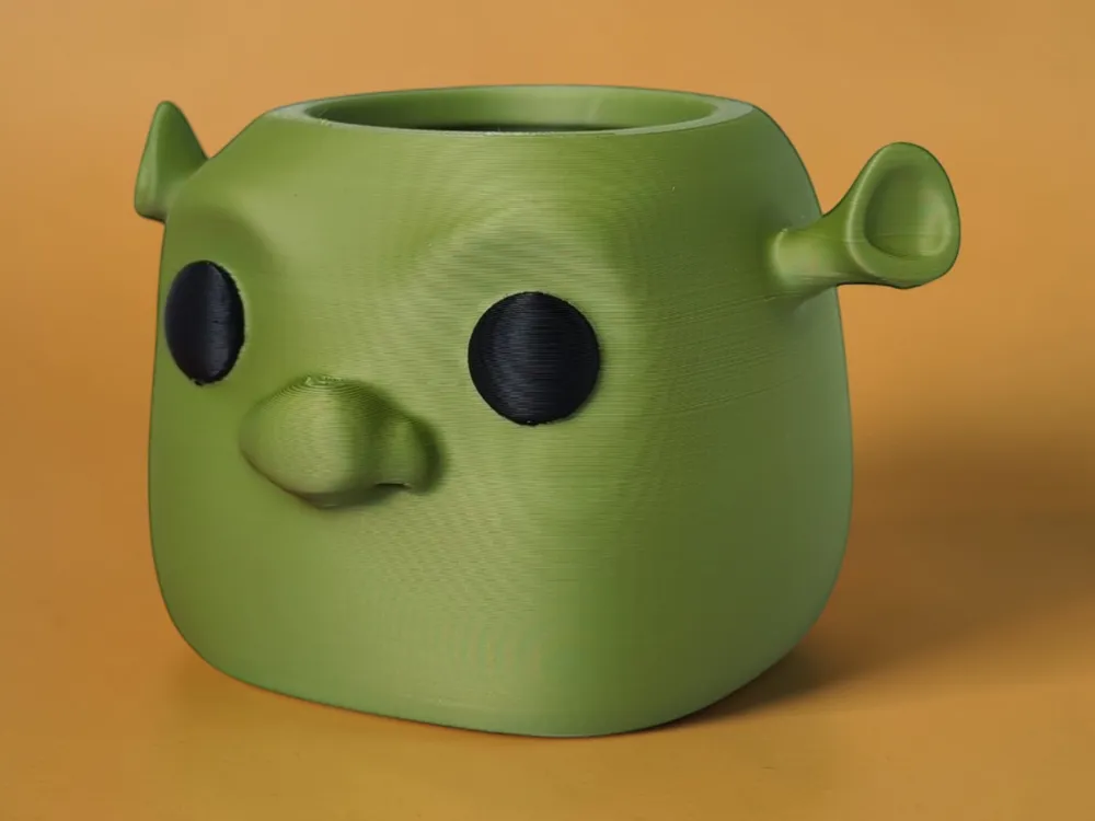 Shrek Pencil Holder/Organizer - Free 3D Print Model - MakerWorld
