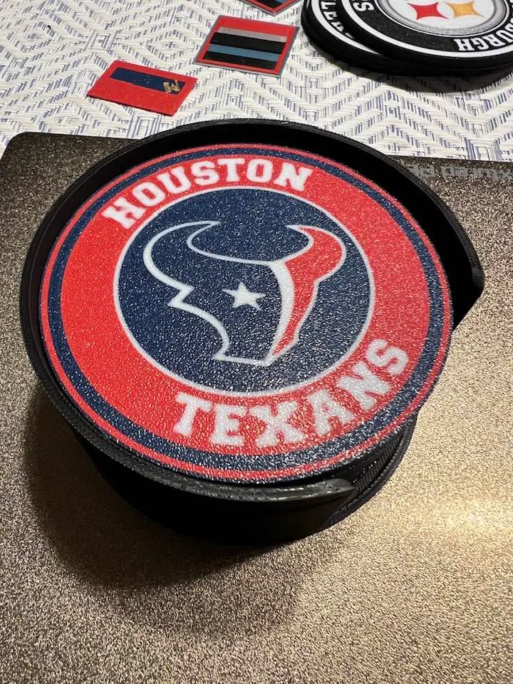 Houston Texans Coaster by mipmay3D - MakerWorld
