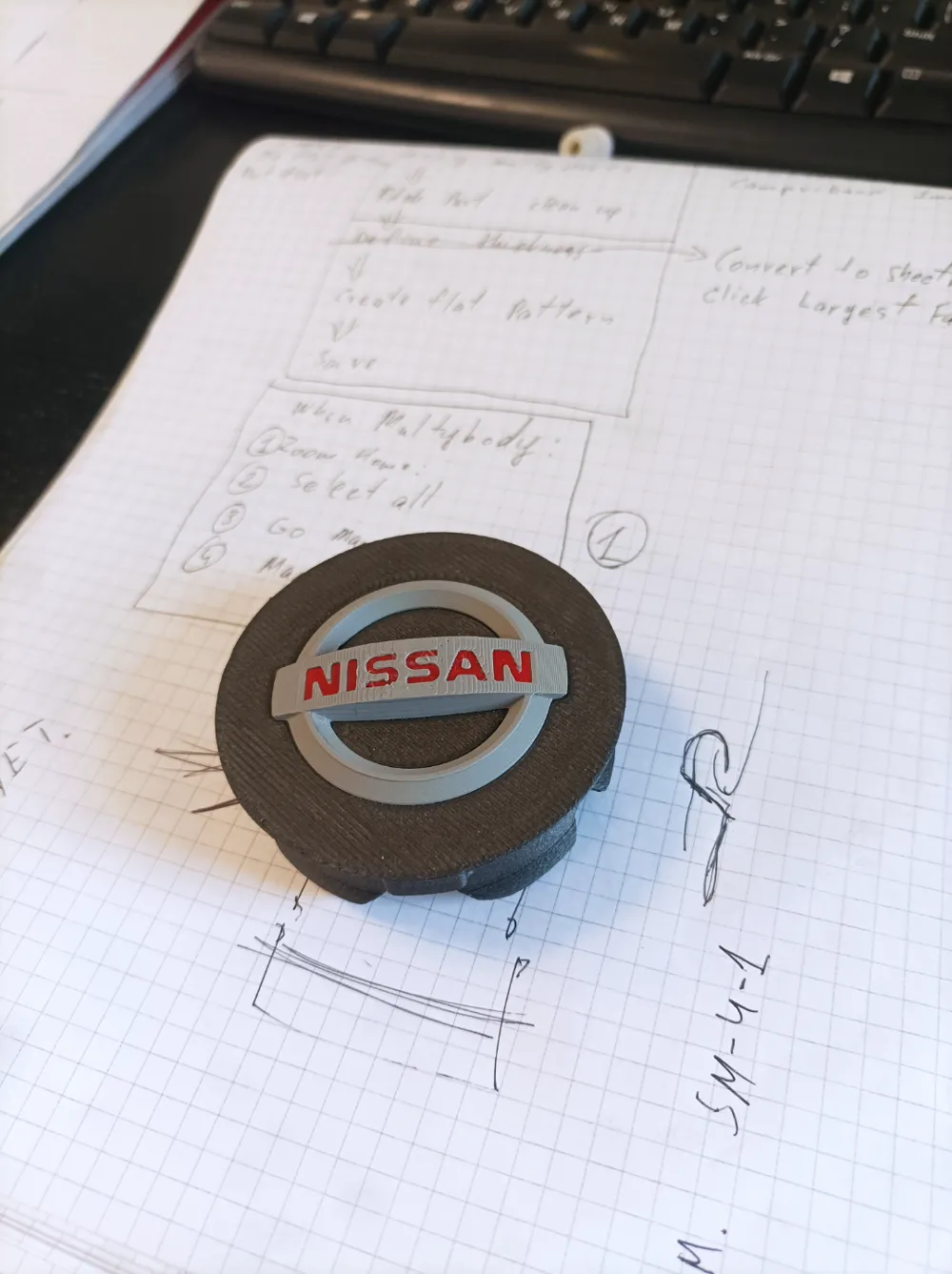 Hub Cap for Nissan Navara - Free 3D Print Model - MakerWorld