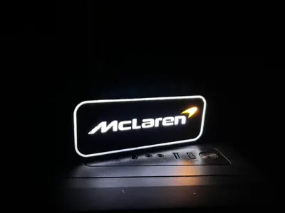 Mclaren F1 team LED light box by glenngri - MakerWorld
