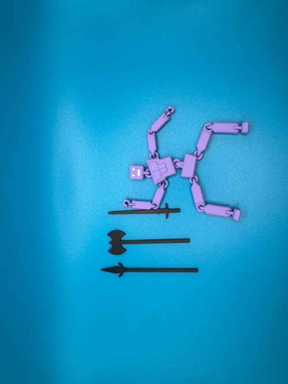 weapons for: Floppy guy V2|articulated human - Free 3D Print Model ...