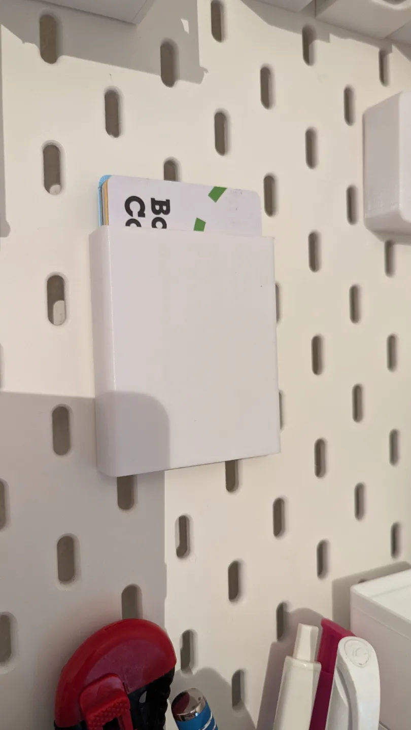 Membership-Cards-Holder for Ikea Skadis Remixed by Phenix - MakerWorld