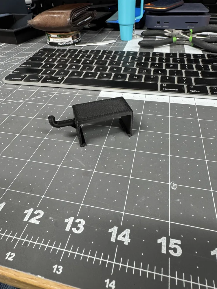 Husky Rack Crossbar Hook - Free 3D Print Model - MakerWorld
