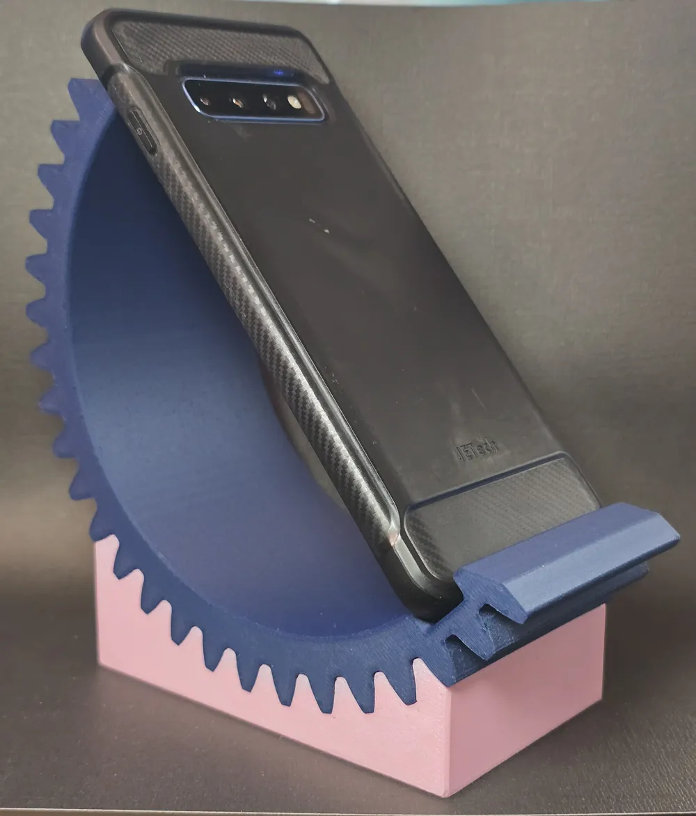 Phone Stand - Gear Style Adjustment by SlicK MakerWorld: Download Free ...