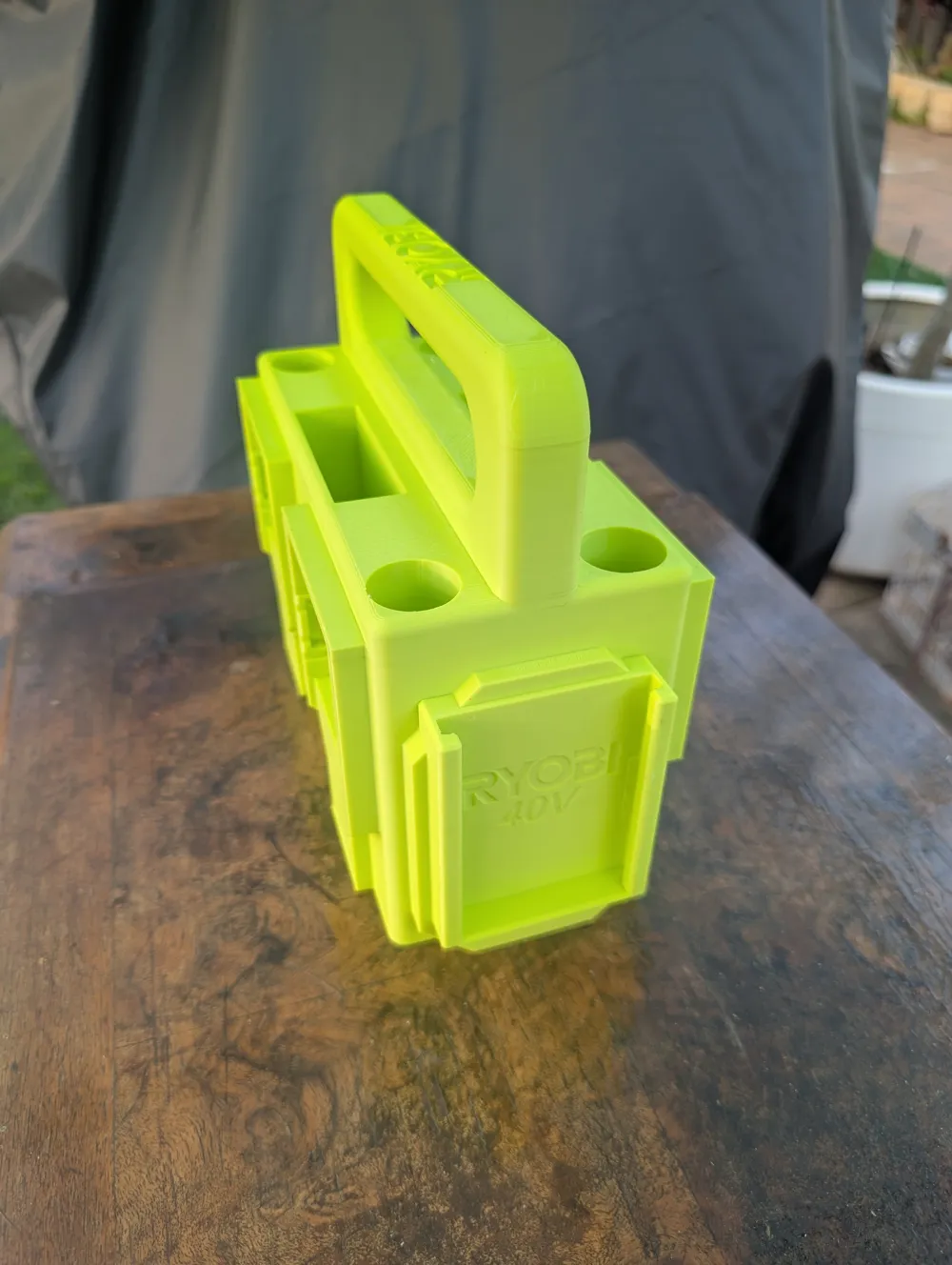 Ryobi 4V, 18V & 36V Battery caddy - Free 3D Print Model - MakerWorld