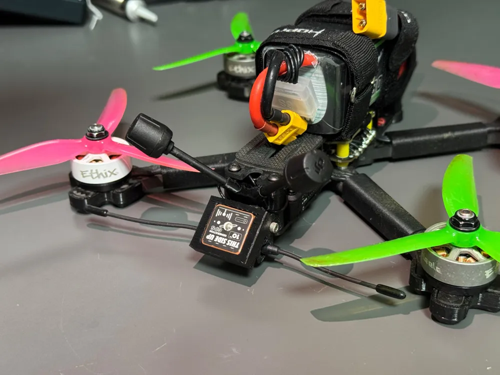 TBS SOURCE ONE ANTENNA MOUNT DJI O4 AIR UNIT PRO by giacomo.borghi02 ...