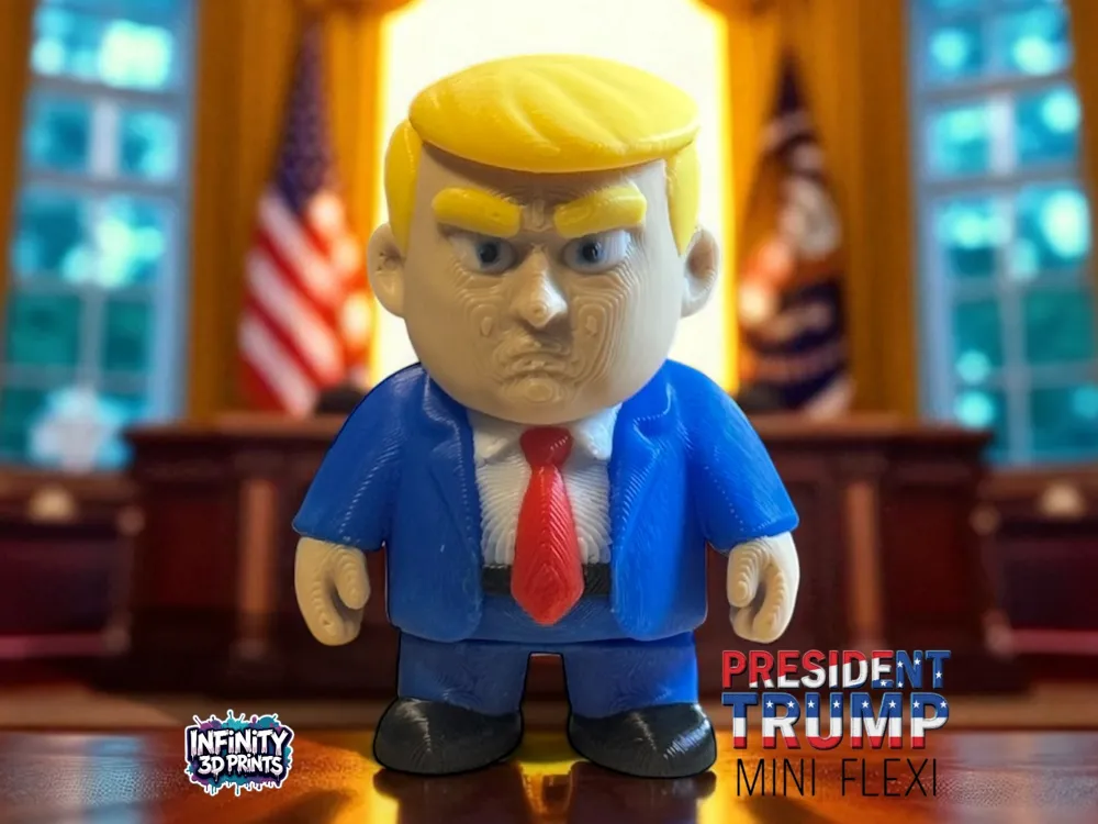 PRESIDENT TRUMP - MINI FLEXI - NFSW - Free 3D Print Model - MakerWorld