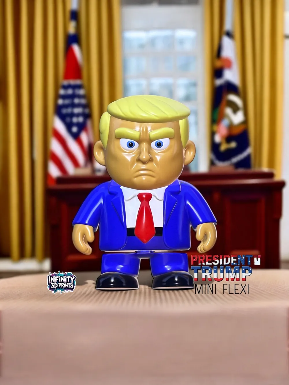 PRESIDENT TRUMP - MINI FLEXI - NFSW - Free 3D Print Model - MakerWorld