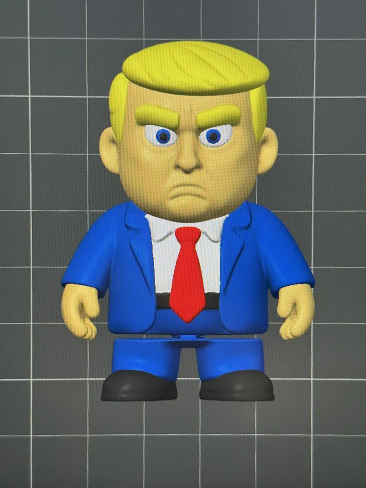 PRESIDENT TRUMP - MINI FLEXI - NFSW - Free 3D Print Model - MakerWorld