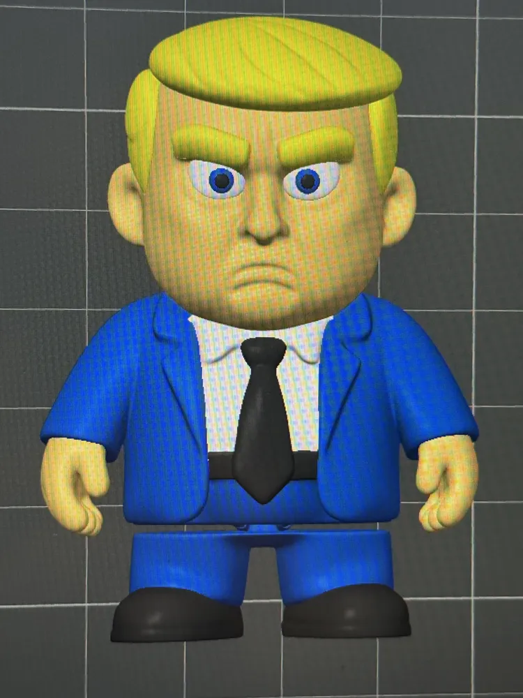 PRESIDENT TRUMP - MINI FLEXI by INFINITY 3D PRINTS MakerWorld: Download ...