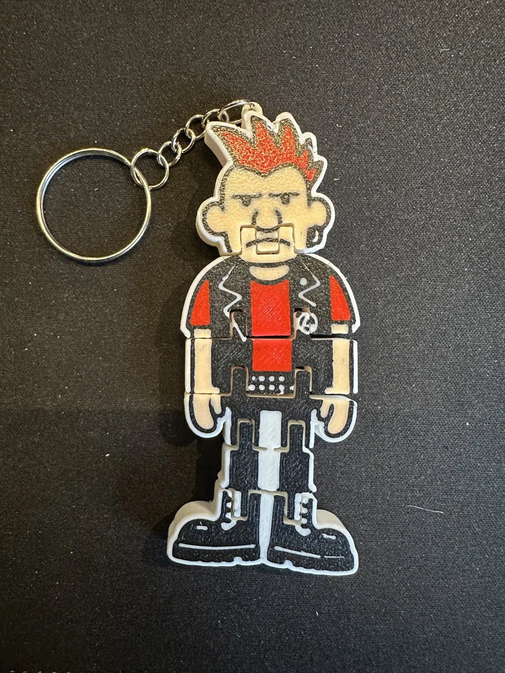 Punk Keychain by Jojobo MakerWorld: Download Free 3D Models