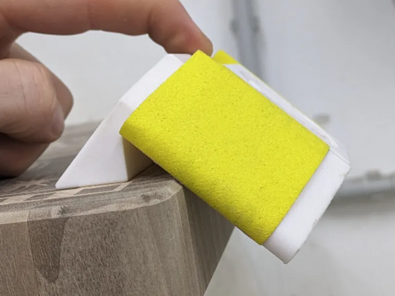 Sanding Wedge V2 45° Angle Guide Remixed by clehn8ok - MakerWorld