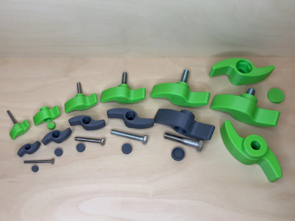 Wing Nut Hex M3 M4 M5 M6 M8 M10 M12 by practical3D MakerWorld: Download ...