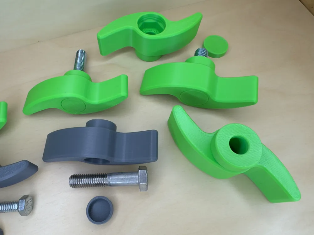 Wing Nut Hex M3 M4 M5 M6 M8 M10 M12 by practical3D MakerWorld: Download Free 3D Models