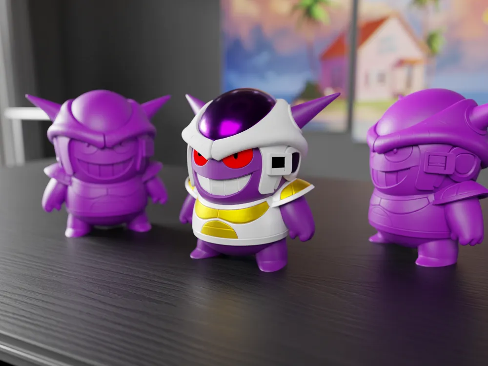 Frieza X Gengar - Fusion Figure by Tarik77 MakerWorld: Download Free 3D ...