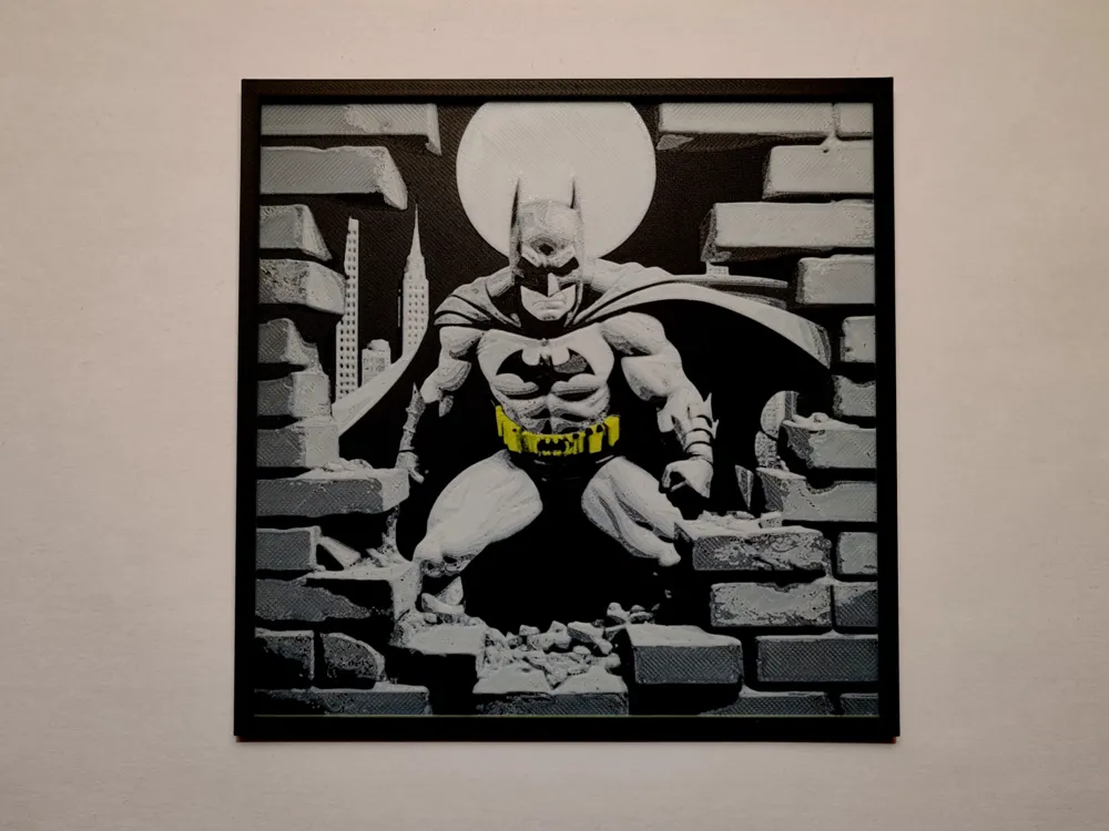 Batman - Hueforge by camillabertrand - MakerWorld