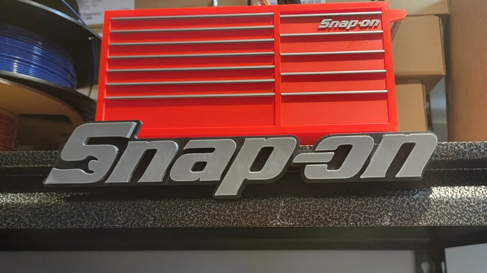 SnapOn Magnetic Logo Emblem for Tool Box, Shelf, Bench by joshua.makes ...