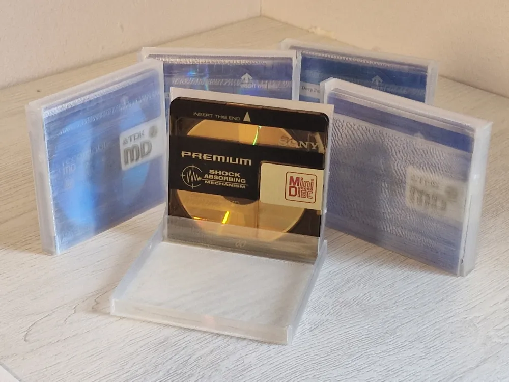 Minidisc Flip Case by ElektroQuark MakerWorld: Download Free 3D Models