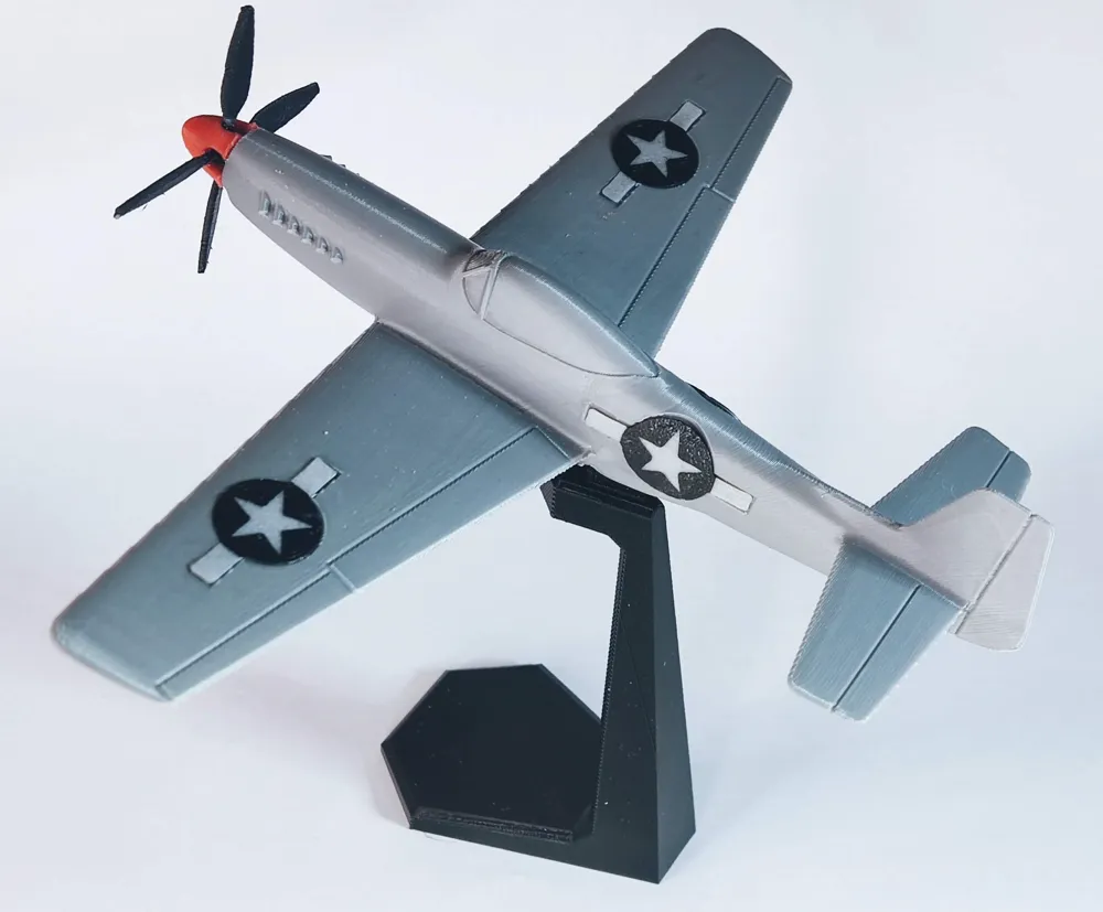 P-51 Mustang Aircraft model - Scale 1:72 by Sharko king MakerWorld ...