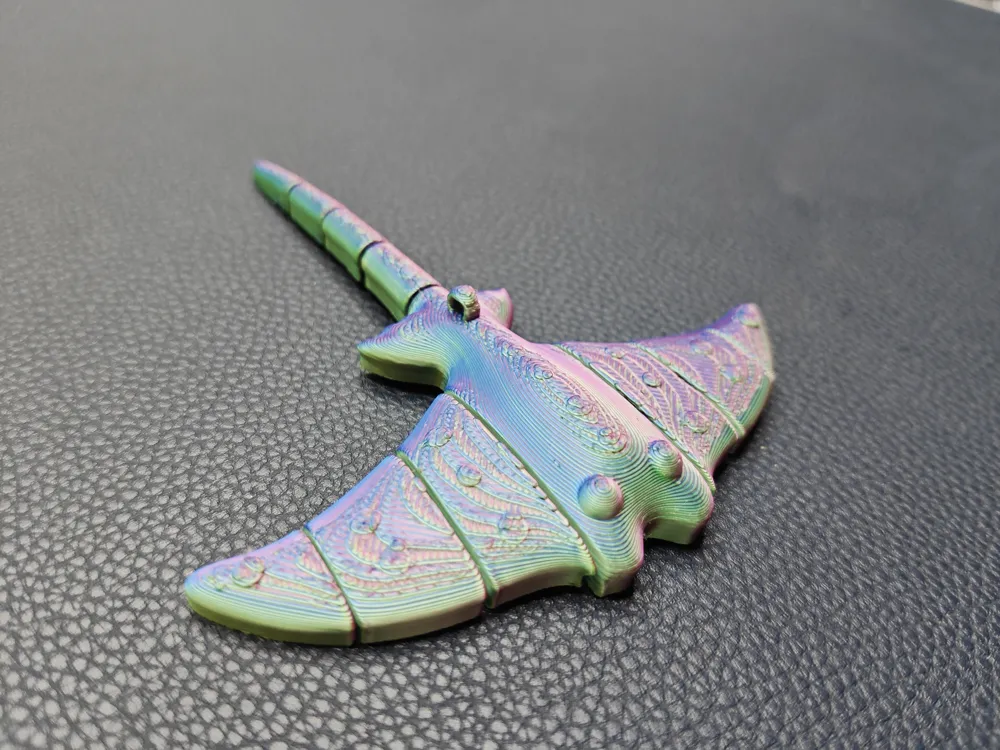 Articulated Spotted Stingray | Flexi Ocean Animal - Free 3D Print Model ...