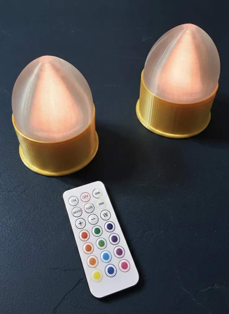 Bullet Lights (for KC007 Puck Lights) - Free 3D Print Model - MakerWorld