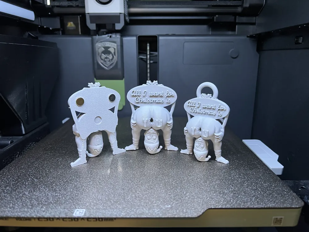 Cheeky Elf Ornament – All I Want for Christmas Is… by Starlayer Studio ...