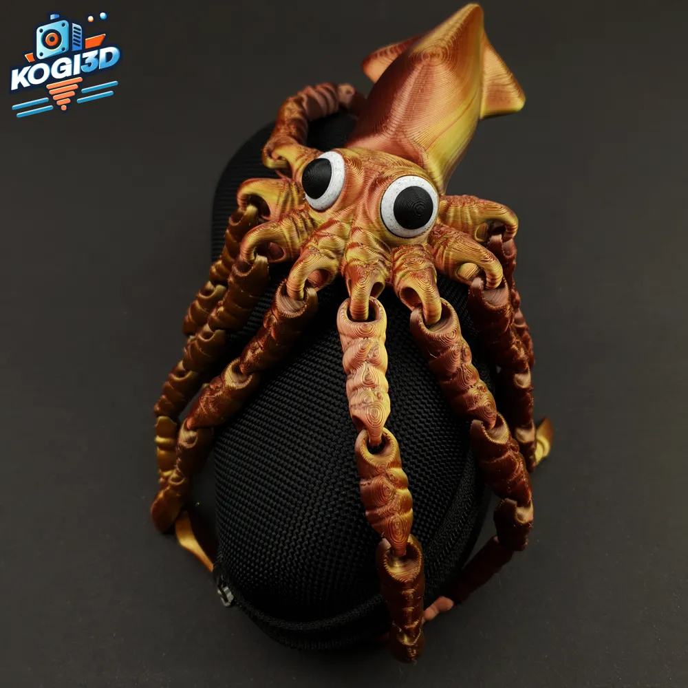 Articulated Squid Model - Free 3D Print Model - MakerWorld