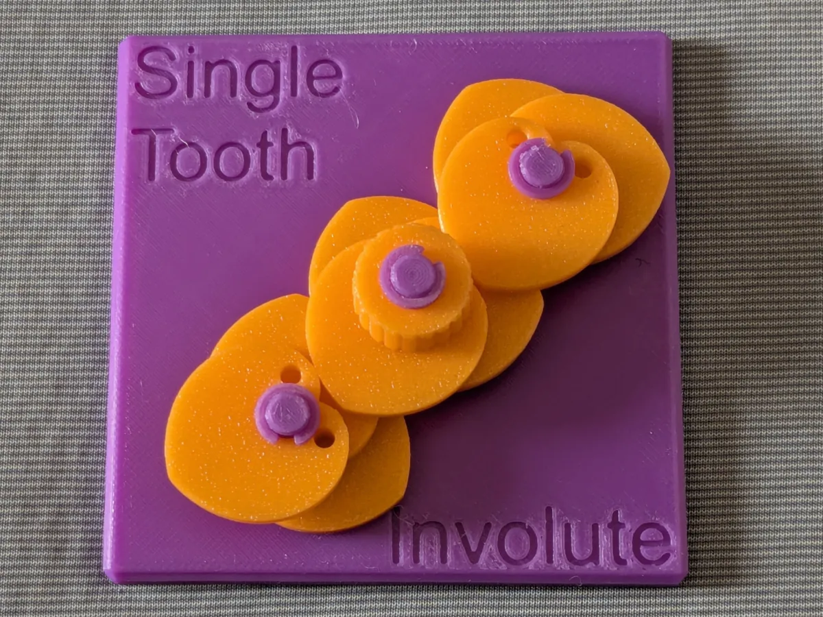 Single Tooth Involute gear - Educational model by osamutake MakerWorld ...