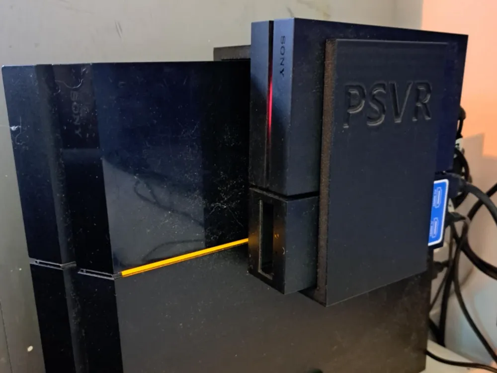 PS4 fat VR Holder by ZbanowanyMakerWorld: Download Free 3D Models