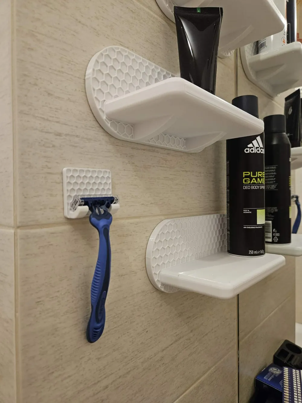 Modern Razor Holder- minimal patterns - no support - Free 3D Print ...