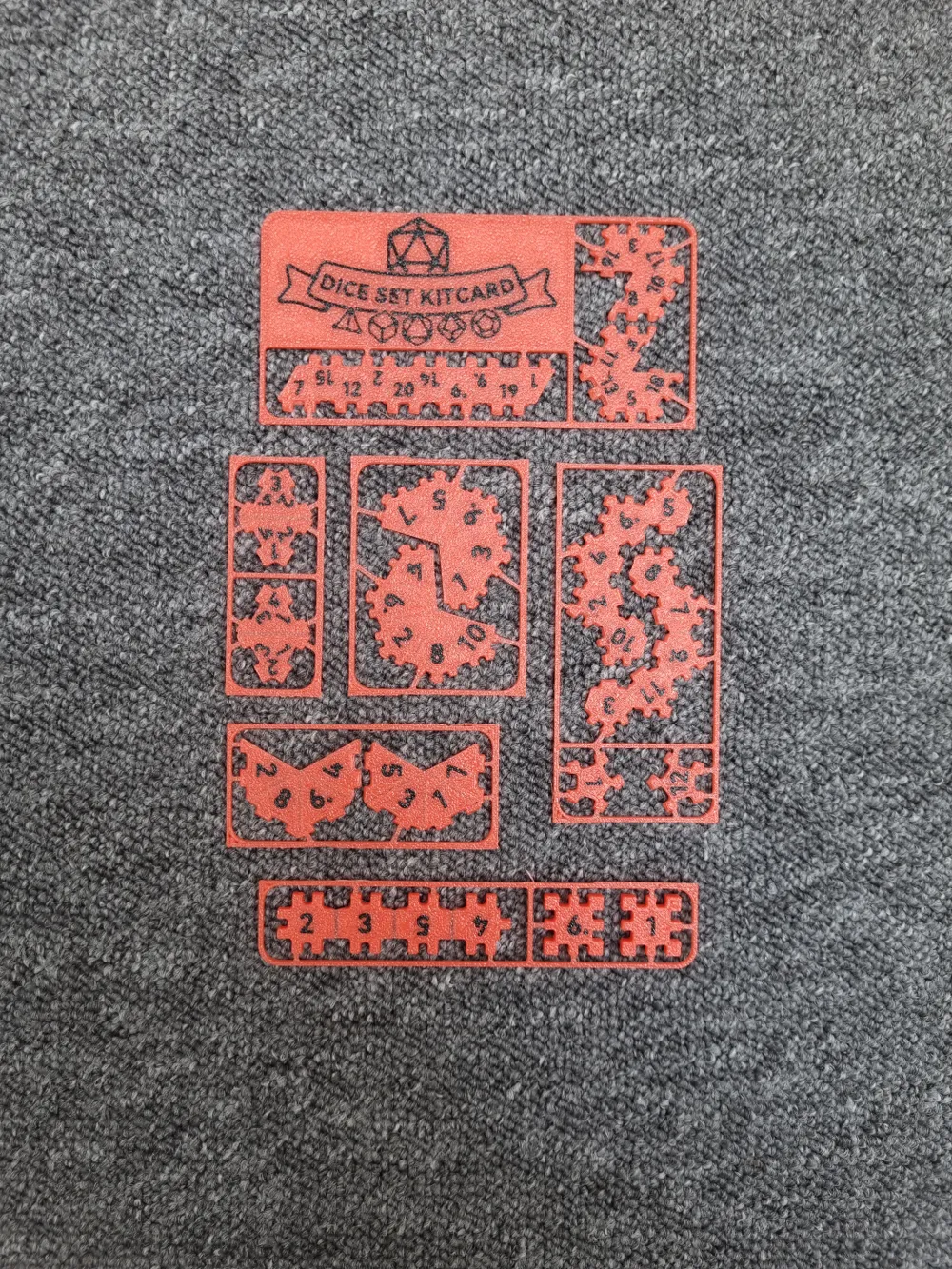 Full Dice Set Kitcard V1 by Tjoene MakerWorld: Download Free 3D Models