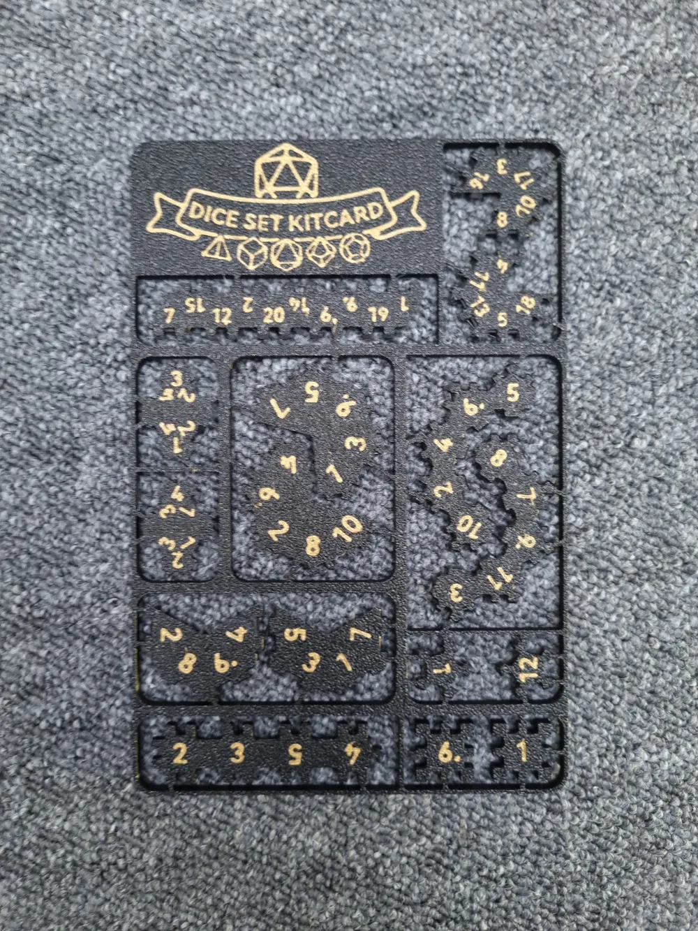 Full Dice Set Kitcard V1 - Free 3D Print Model - MakerWorld