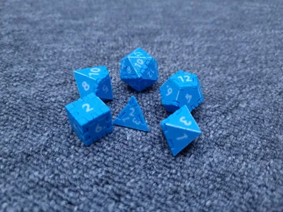 Full Dice Set Kitcard V1 by Tjoene MakerWorld: Download Free 3D Models