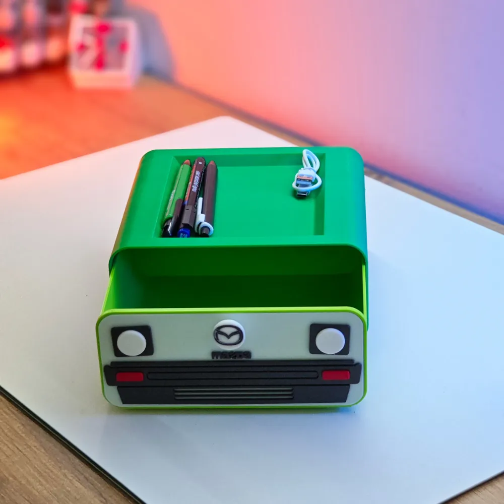 Deskop Car Concept Drawer Stroge Box by 3D Paint Lab - MakerWorld