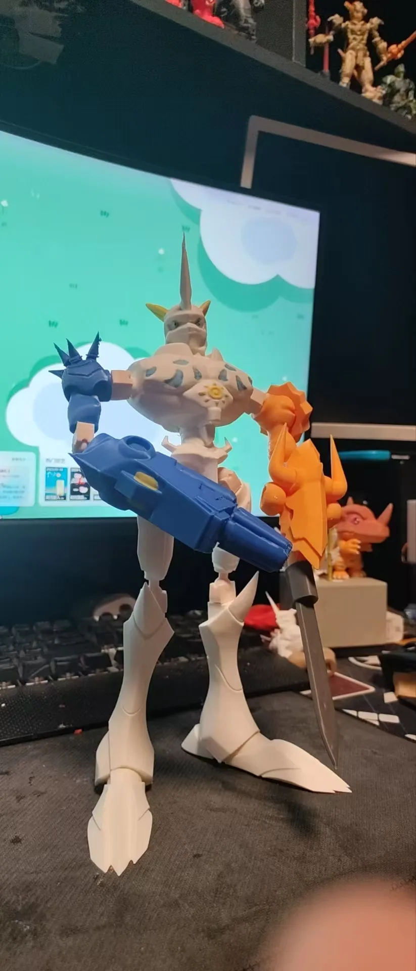 Digimon - Omegamon (Puzzle Assembly) by pandabear MakerWorld: Download Free 3D Models