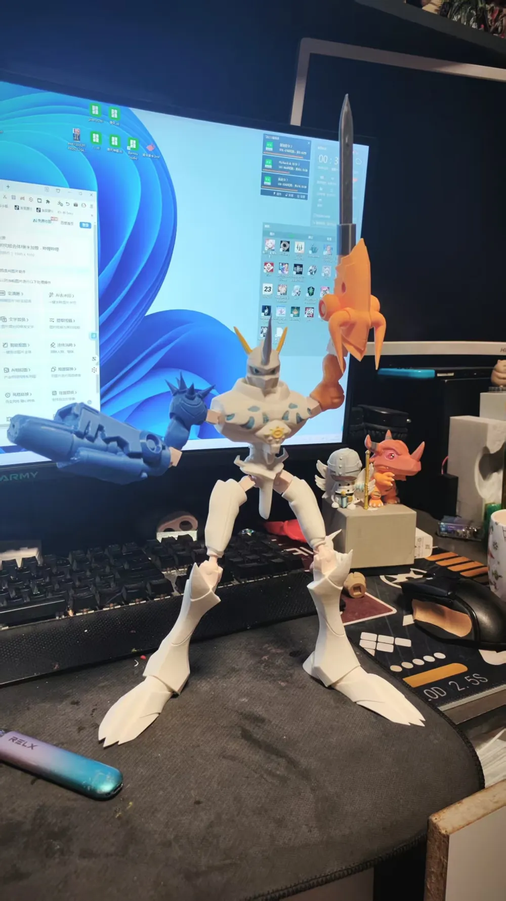 Digimon - Omegamon (Puzzle Assembly) by pandabear MakerWorld: Download Free 3D Models