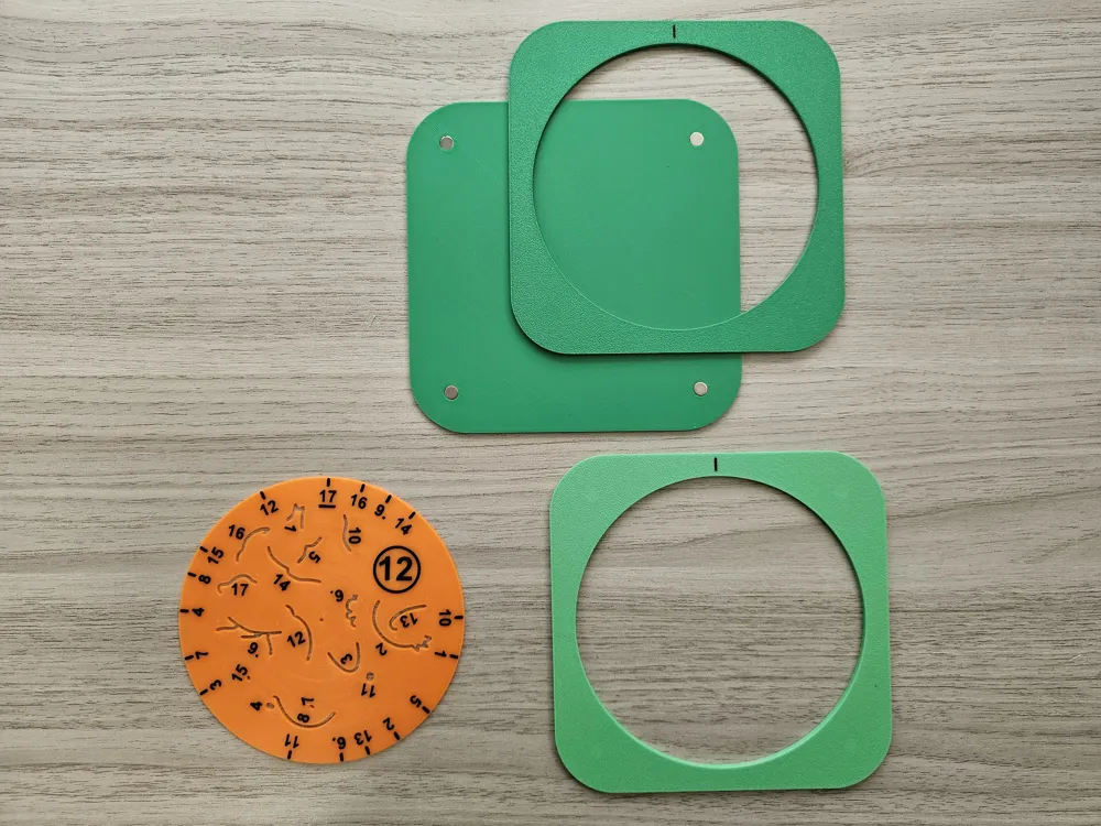 Twist Art 12 Duckling - Rotary Drawing Stencil by THIMM1 MakerWorld ...