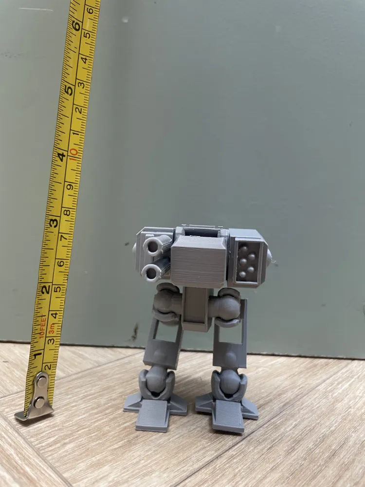 micro mech 1 "scout" by OB3D MakerWorld: Download Free 3D Models