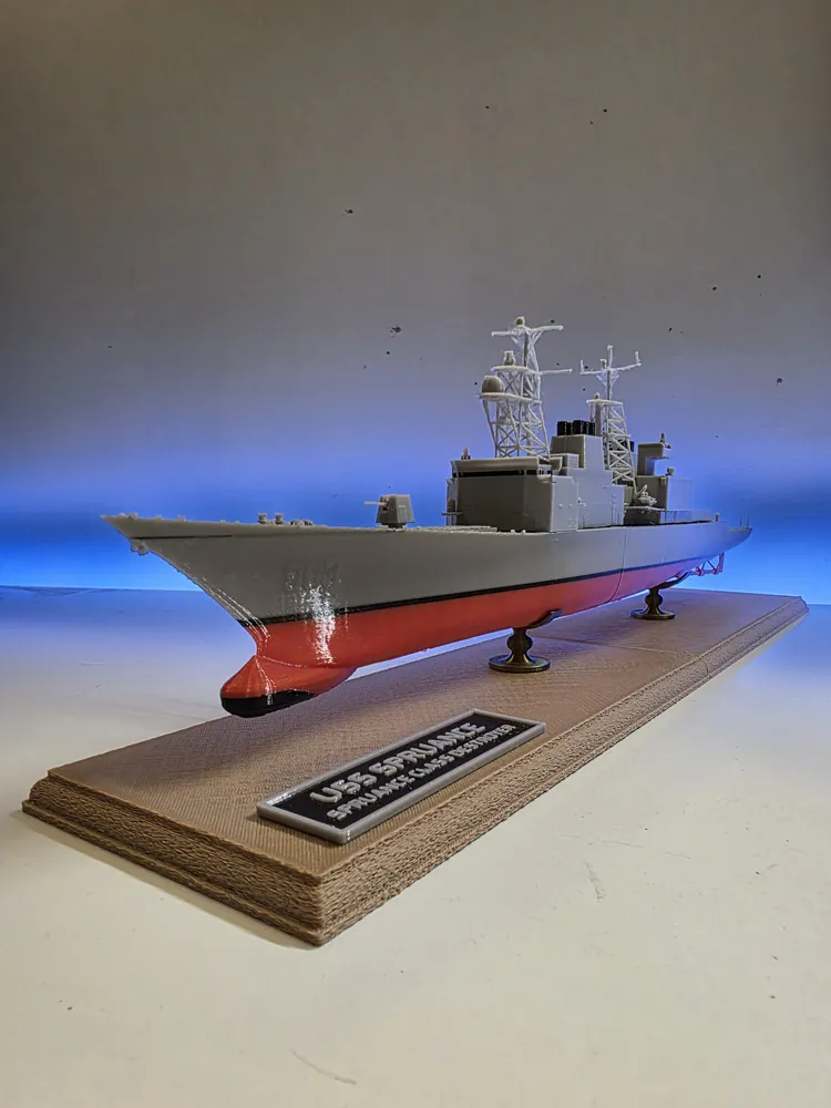 US Navy Spruance Class Destroyer USS Spruance by Die Werft MakerWorld ...